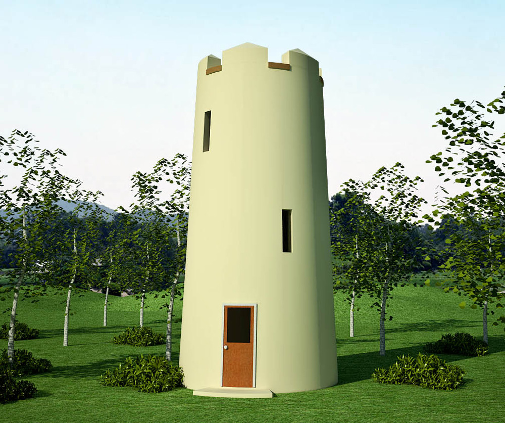 Observation Tower and Round Guard Tower – Natural Building Blog