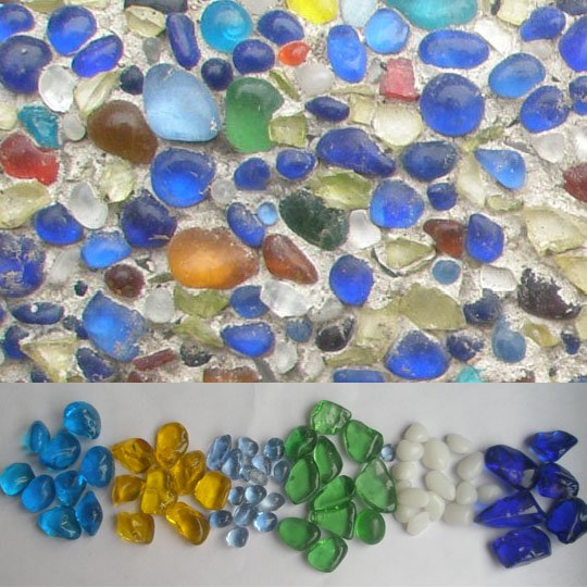 Crushed Glass in Plaster – Natural Building Blog