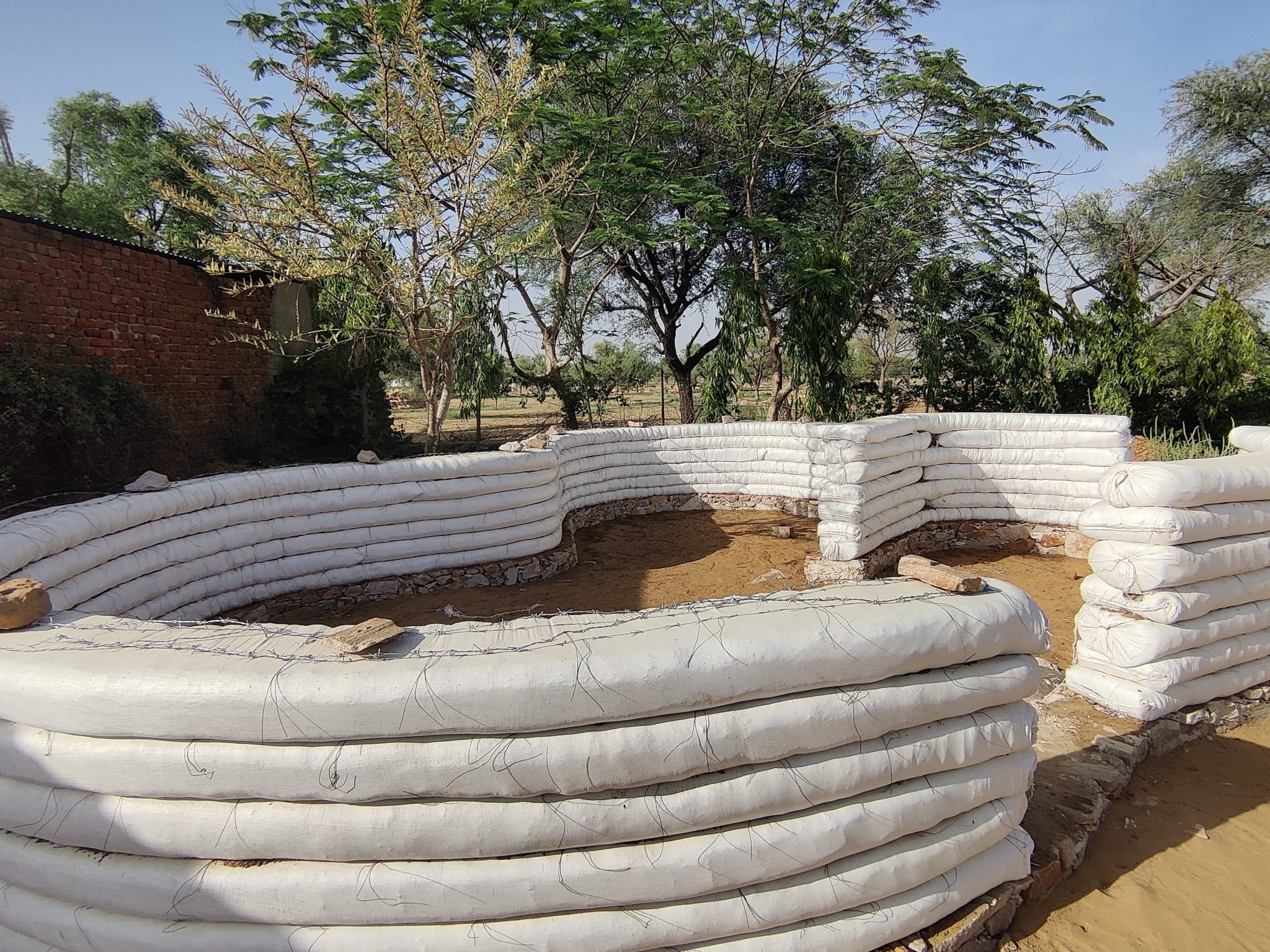 New Earthbag Works from Brzee Studio in India – Natural Building Blog