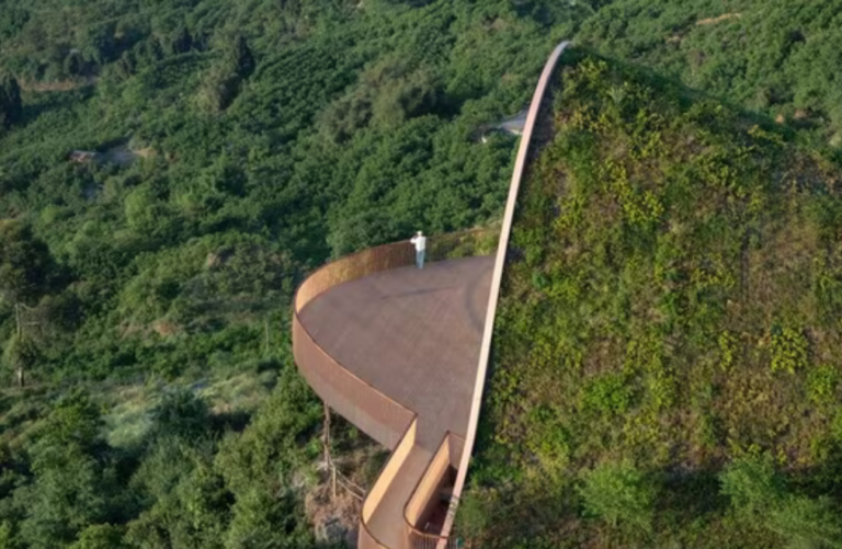 The Platform Hill Pavilion in China – Natural Building Blog