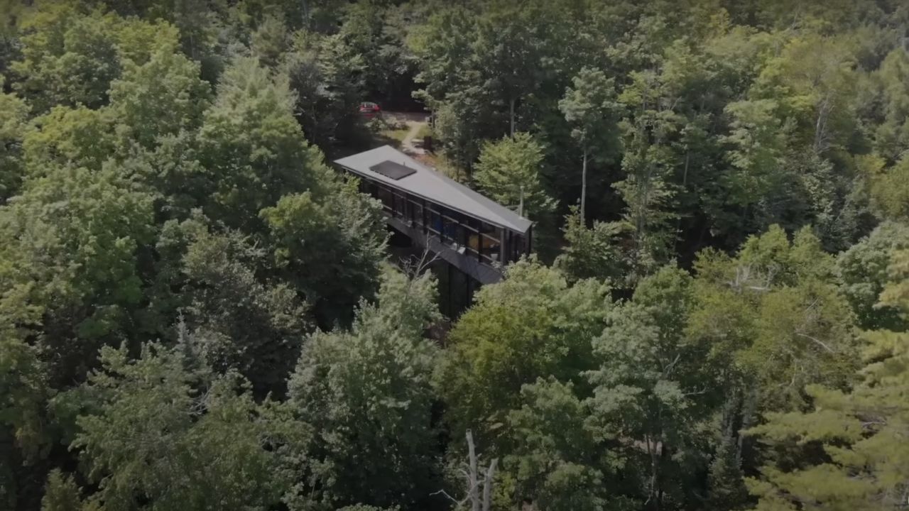 An Elevated Off-Grid Cabin in Quebec – Natural Building Blog