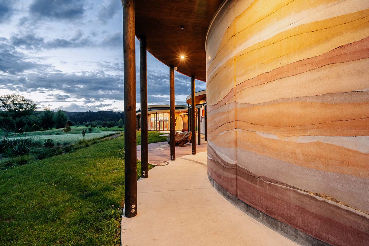 Colorful Rammed Earth – Natural Building Blog