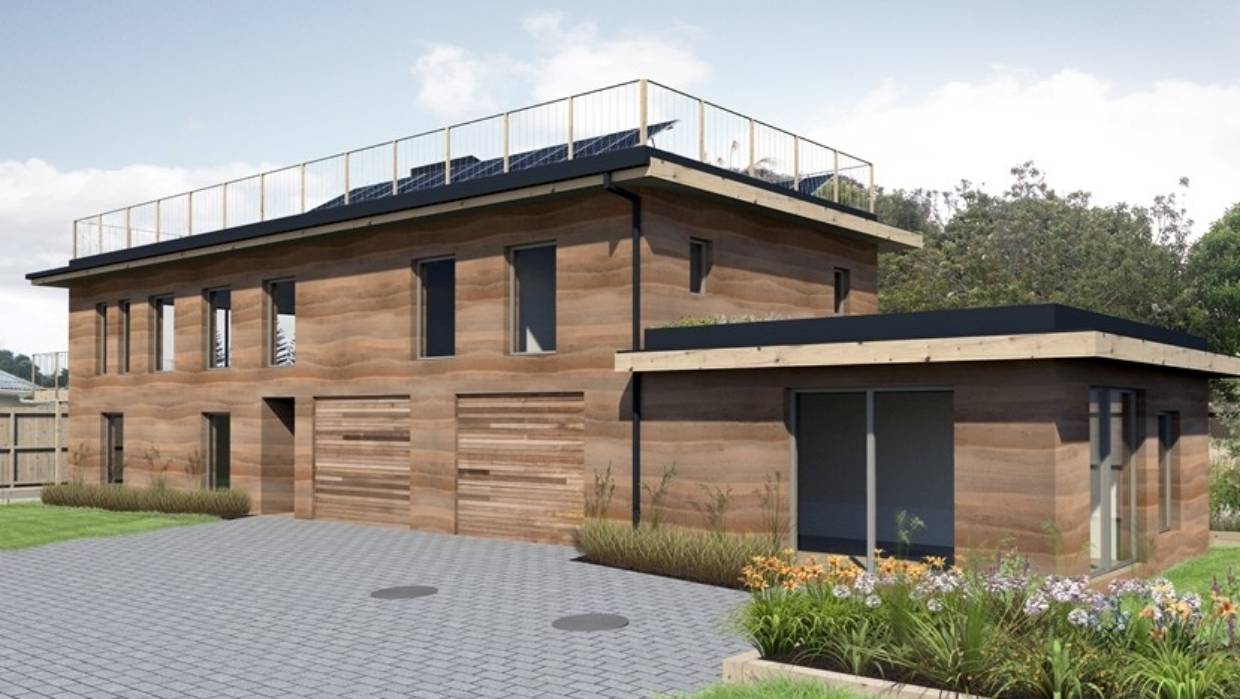 New Zealand Couple Builds Green Rammed Earth Home – Natural Building Blog
