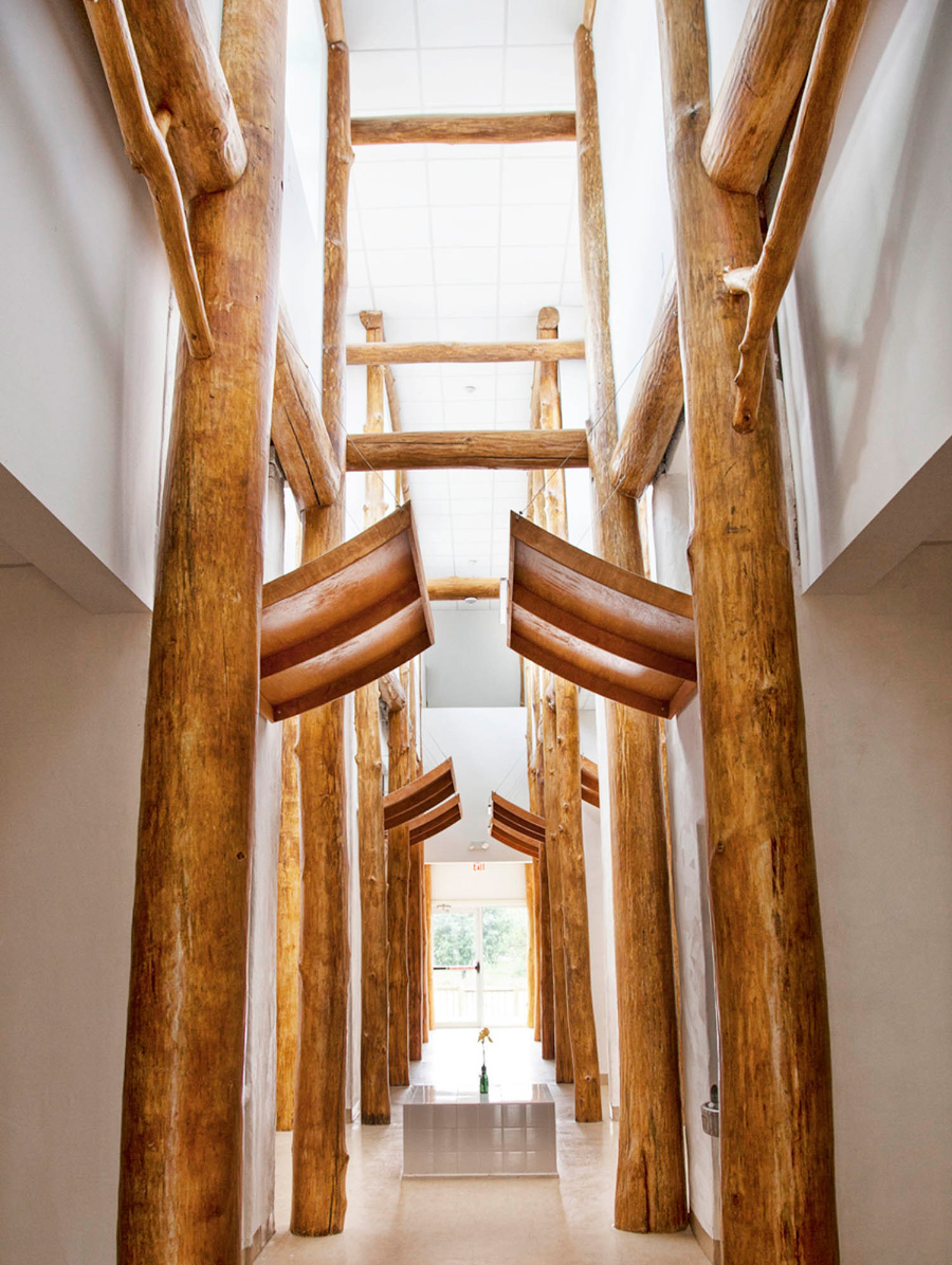 Using Whole Trees for Building – Natural Building Blog