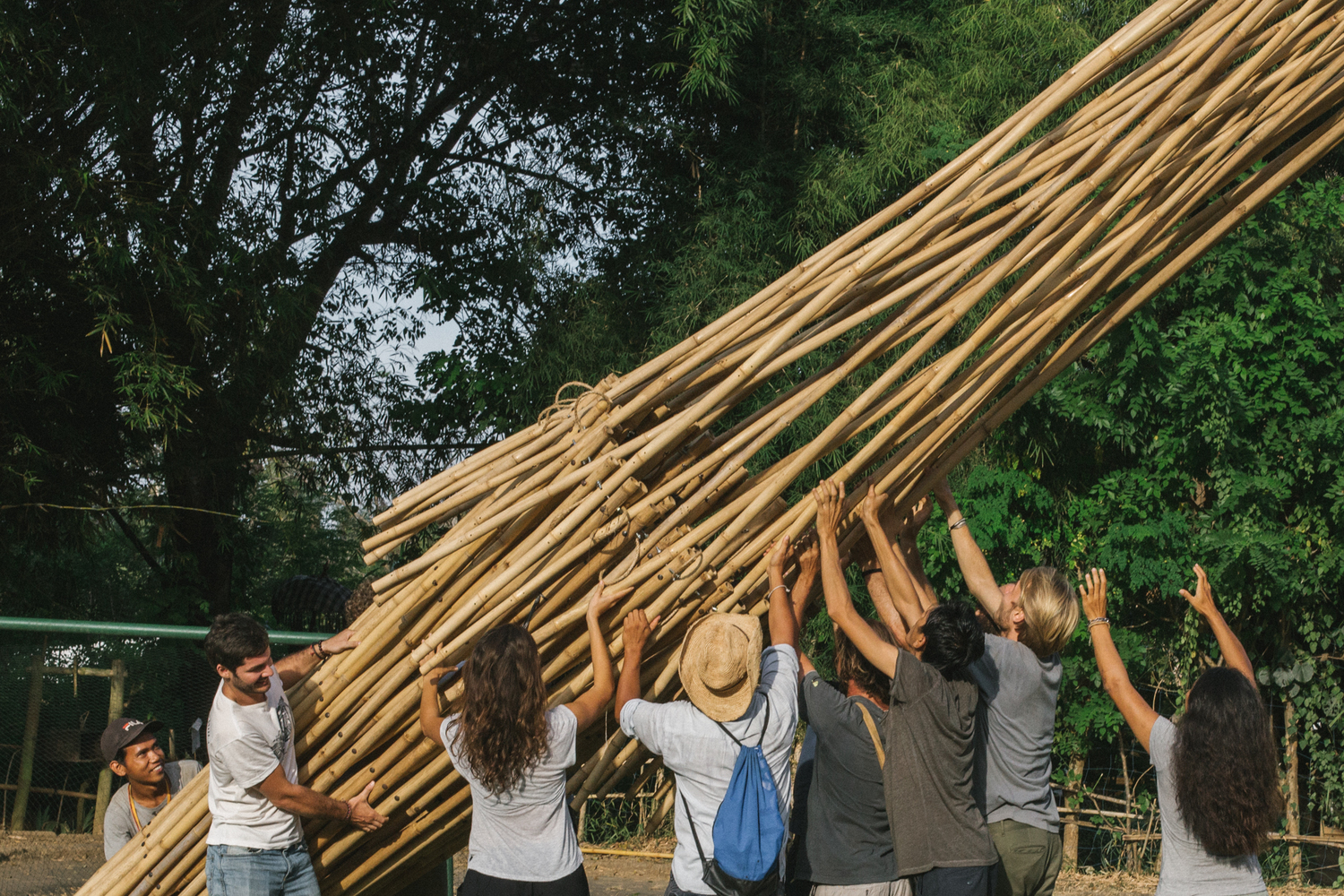 A Clever Retractable Bamboo Yurt – Natural Building Blog